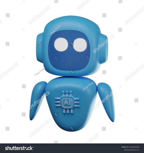 3d Ai Robot Icon Illustration Render Stock Illustration 2260555569 Shutterstock