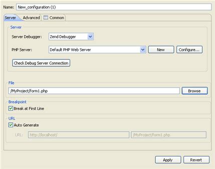 Debugging A PHP Web Page Zend Studio 13 6