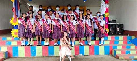 The Jhs Completers With The Class Adviser Mrs Anna Mae Melliza Lopoz
