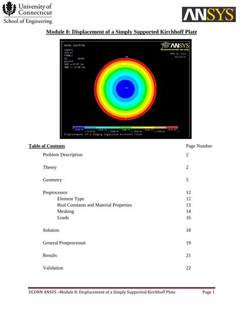 Pdf Module 8 Displacement Of A Simply Supported Kirchhoff Plate Dokumen Tips