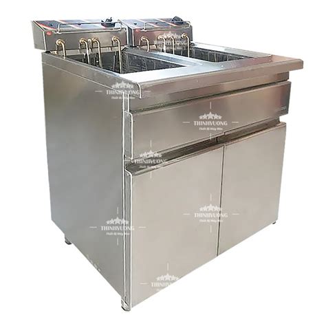 Bếp Chiên Nhúng đôi Berjaya Chân Cao Bằng điện Fssdf 12d Thinhvuongjscvn