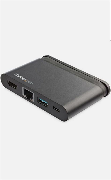 Used StarTech Com USB C Multiport Adapter Portable USB C Dock With 4K HDMI 100W UBB Threads