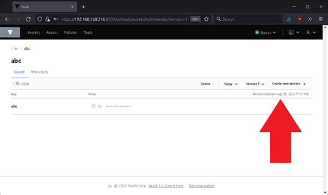 Ui Display Createdtime For Kv V2 · Issue 6215 · Hashicorpvault