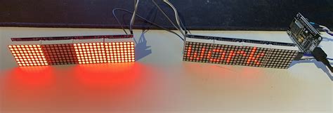 MAX7219 In Series With ESP8266 NodeMCU Flickering And Lightens Only Up Displays Arduino