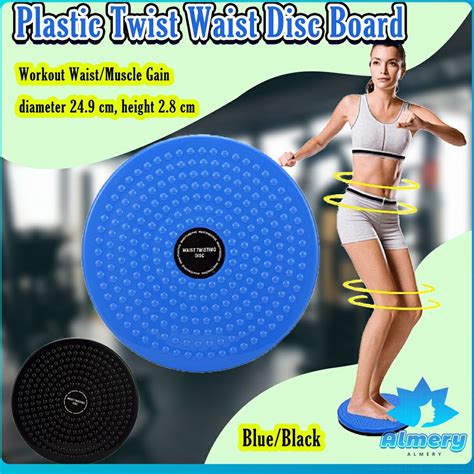 Plastic Twist Waist Disc Board Body Building Fitness Slim Twister