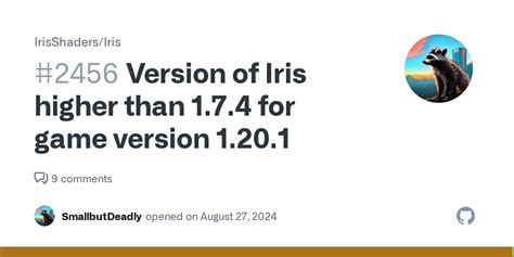 Version Of Iris Higher Than For Game Version Issue IrisShaders Iris GitHub