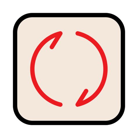 Refresh Arrow Generic Outline Color Icon