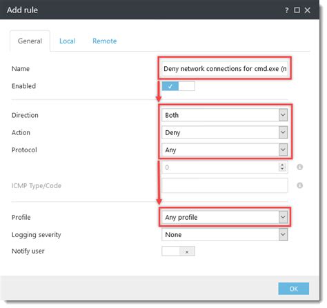 Konfigurasi Aturan Firewall ESET Endpoint Security Untuk Melindungi Dari Ransomware 7 3 9 X