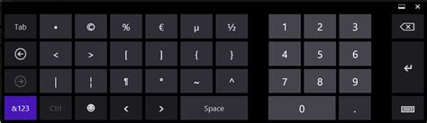 How Do I Type The Backtick Grave Accent Character On A Uk Windows 8 Touch Keyboard Super User