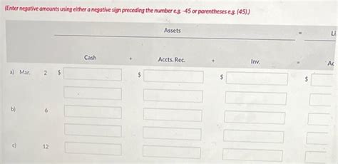solved use a tabular summary to record the following