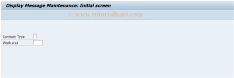 FZW SAP Tcode Display Messages MAIL