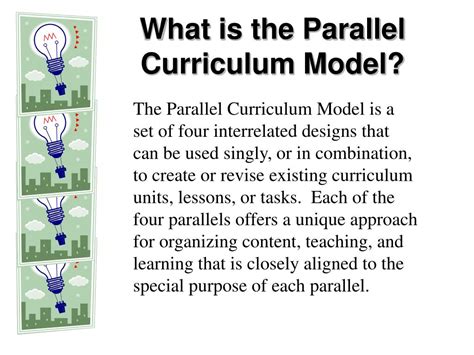 PPT Parallel Curriculum Model PowerPoint Presentation Free Download ID 262361