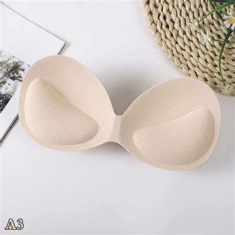 Zidouke Thick Sponge Bra Pads Push Up Breast Removable Bra Accessories