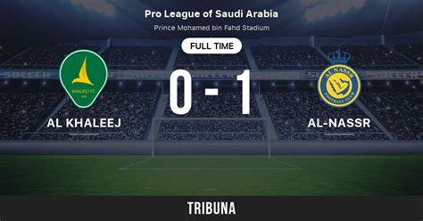 Al Khaleej Vs Al Nassr Live Score Stream And H2h Results 4272024