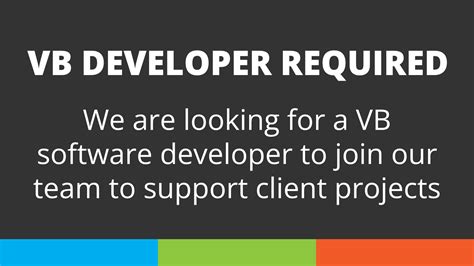 Were Hiring Vb Software Developer Navertech Software