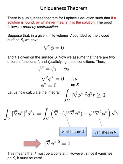 ppt uniqueness theorem powerpoint presentation free download id