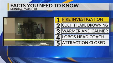 Krqe Newsfeed Fire Investigation Cochiti Lake Drowning Mild And