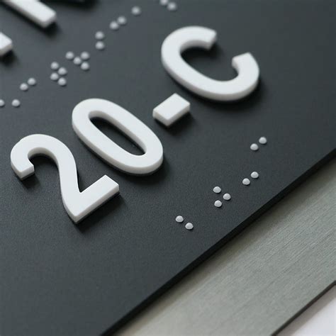 Ezd Braille And Tactile Exit Signage Braille Sign Maker Ada Sign Design