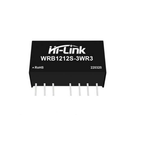12v To 12v 3w 250ma Dc To Dc Isolation Voltage 1500vdc Power Module