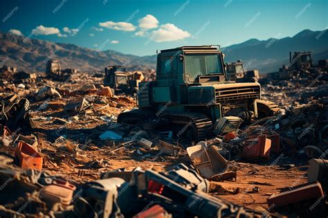 Premium Ai Image Large Dump In The Middle Of A Forest The Dump Of An Abandoned Dump