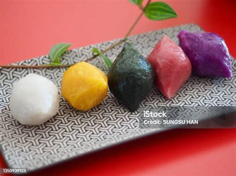한국음식 송평 떡 5가지 색 0명에 대한 스톡 사진 및 기타 이미지 0명 Washoku 건강한 식생활 Istock