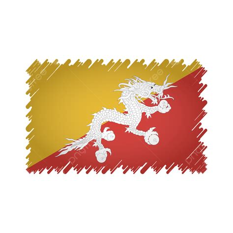Bhutan Flag Vector Png Images Bhutan Flag Png Vector Design Bhutan