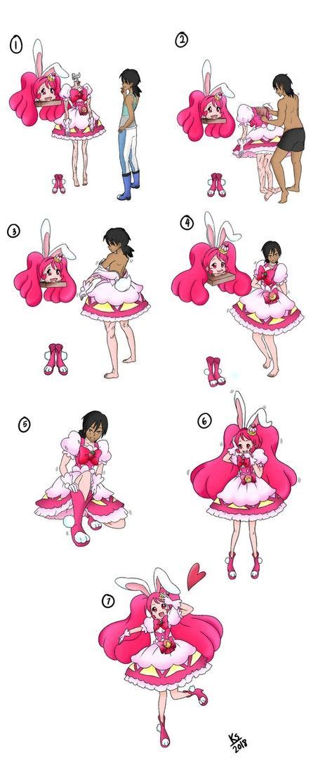 Кигуруми Фанарт Gender Bender Anime Tg Transformation Comics Girly Art