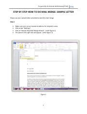 Mail Merge Chrome STEP BY STEP HOW TO DO MAIL MERGE Prepared By Pn Rohizah Abd Rahman FTSM