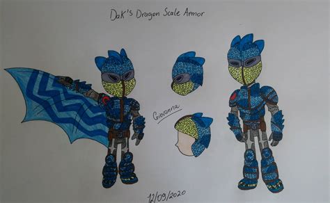 Daks Dragon Scale Armor By Gigi Sonicandgumball On Deviantart