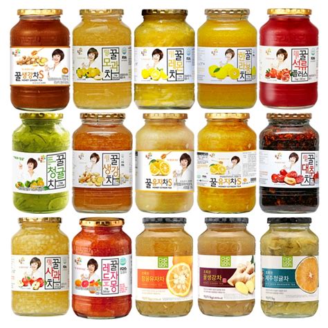 액상차 꽃샘 초록원 액상차 1kg 모음 유자차 대추차 생강차 레몬차 등 티몬