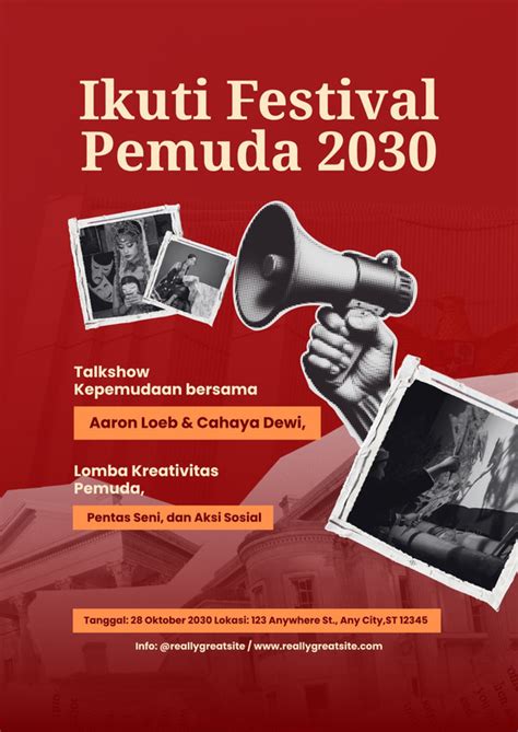 Halaman 9 Gratis Desain Contoh Background Poster Canva