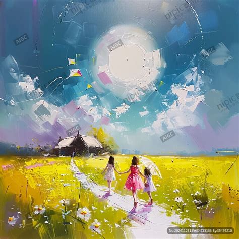 Ai创作图梦幻儿童插画超治愈 梦幻儿童插画 幻想梦境插画 梦幻儿插插画 梦幻场景插画 星月河幻想插画 梦幻风景女孩 童趣幻想 六一梦幻童年 女孩风景画 梦想象世界梦幻插画 意境儿童插画 美好