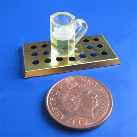 Bar Drip Tray Brass Eagle With Beer — The Dolls House Mall