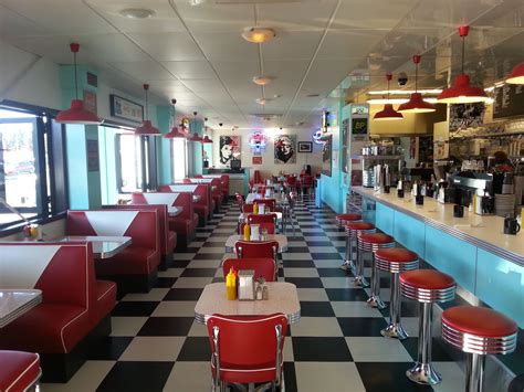 Contact Deluxe Diner Diner Aesthetic Diner Decor 50s Diner