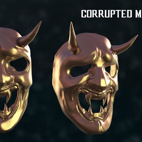 Download Obj File Corrupted Monk Mask Sekiro Fan Art • 3d Printer