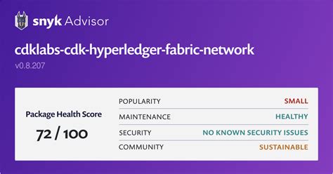 Cdklabs Cdk Hyperledger Fabric Network Python Package Snyk