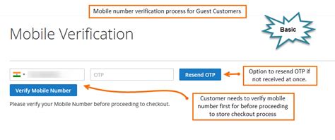 OTP Verification In Frontend Magento SMS Notification Basic Extension