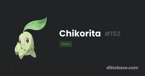 Chikorita Dittobase Pokédex