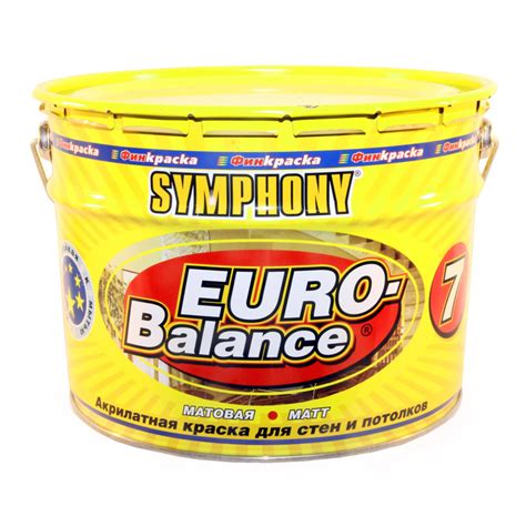 SYMPHONY EURO Balance 7 акрилатная краска белая высокоукрывистая