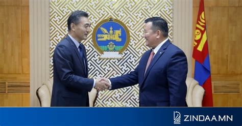 УИХ ын дэд дарга Л Мөнхбаатар Элчин сайд Цай Вэньруйг хүлээн авч уулзав