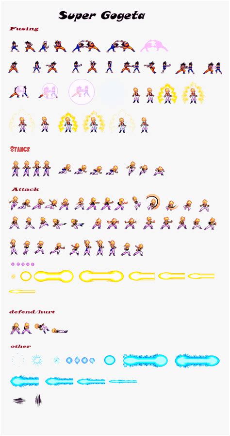 Ssj4 Goku Sprite Sheet