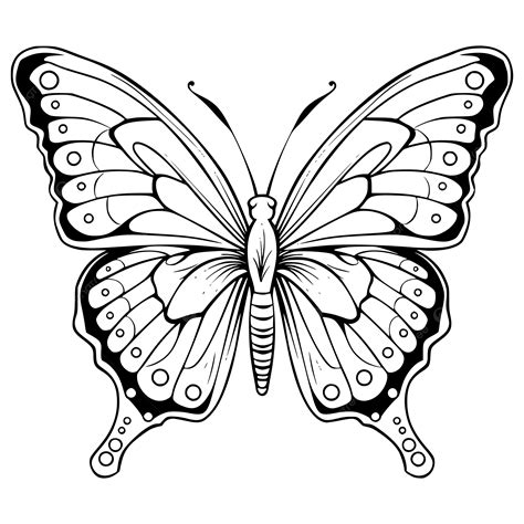 어린이를 위한 나비 기쁨 색칠 그림 벡터 나비 색칠하기pdf 제왕나비 색칠하기놀이 꽃나비 색칠하기놀이 Png 일러스트 및