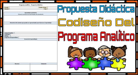 propuesta didáctica codiseño del programa analítico taller intensivo de formación continua para