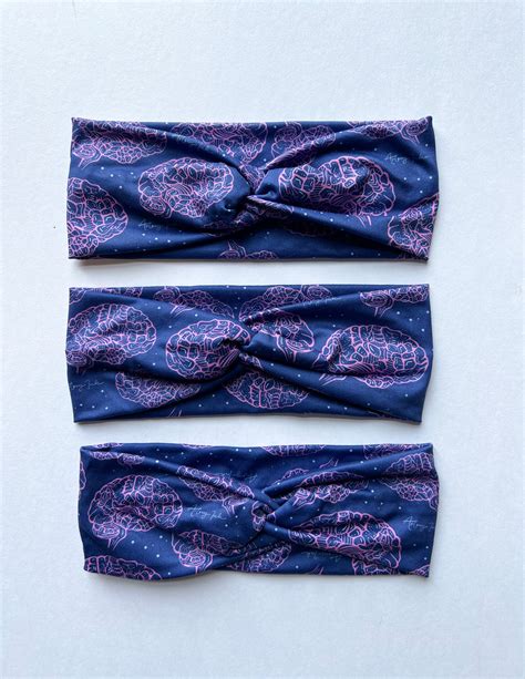 Human Anatomy Printed Headbands Arteryink