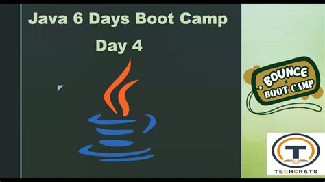 Day 4 Core Java Boot Camp Youtube