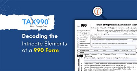 Decoding The Intricate Elements Of A 990 Form By Tax 990 Nonprofits