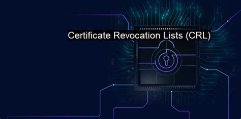 What Is Certificate Revocation Lists Crl Cert Security Registry