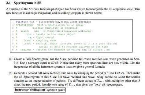 34 Spectrogram In Db A Variation Of The Sp First