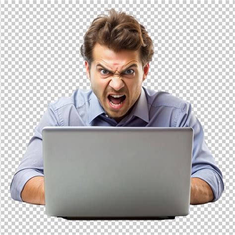 Premium Psd Angry Coder User Clipart Premium Psd Angry Coder User Clipart