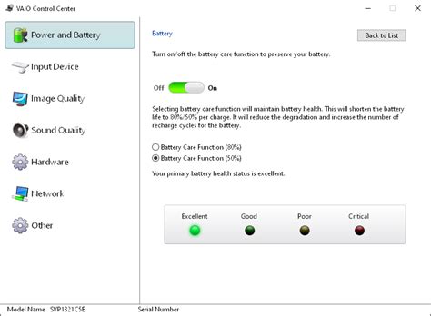Laptop Asus Battery Health Care I Can T Choose Any Mode Super User